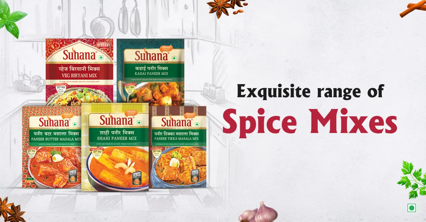 Veg Spice Mixes – Suhana Masale